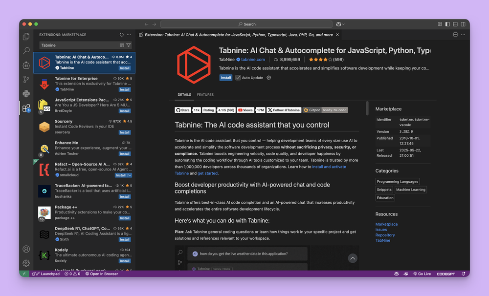 8 个易上手的 VSCode AI 编程扩展（AI 助手）推荐