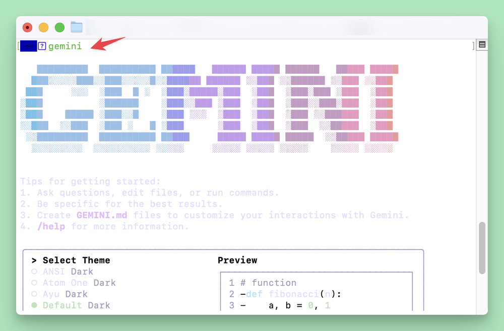 如何安装使用 Google Gemini CLI？详细的图文教程