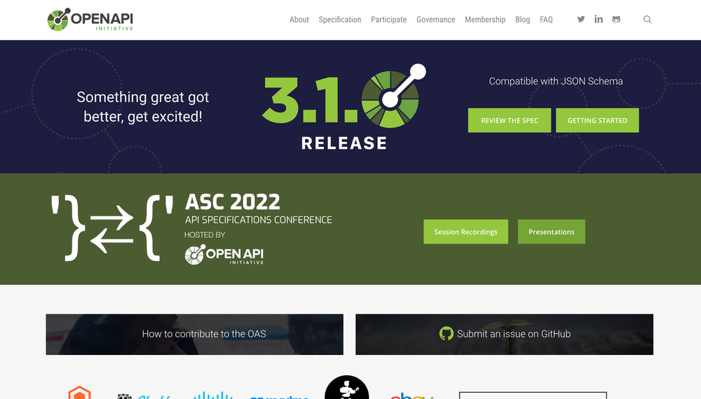 OpenAPI 官网入口