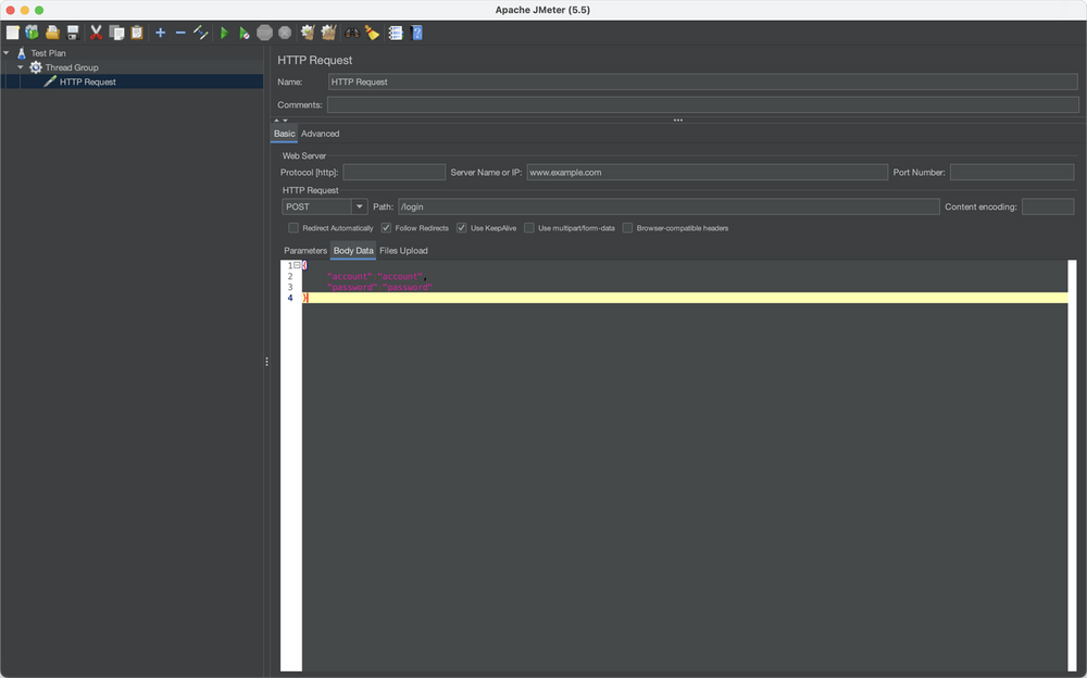 使用 JMeter 进行 POST 请求测试的步骤
