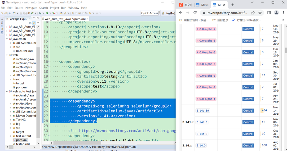 Selenium自动化测试环境搭建