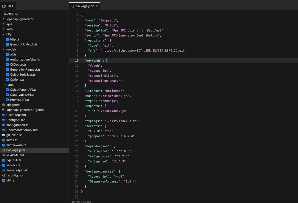 OpenAPI Codegen 的使用方法