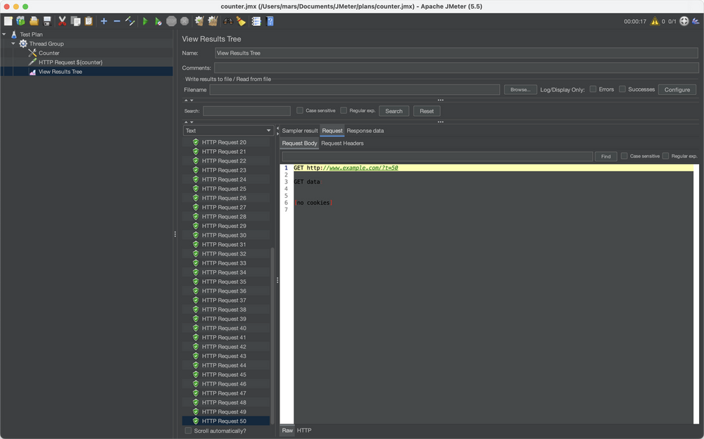 JMeter 计数器 Counter 使用详解
