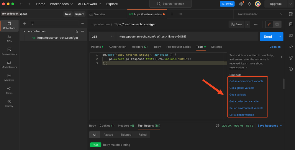 Postman Test 脚本编写教程