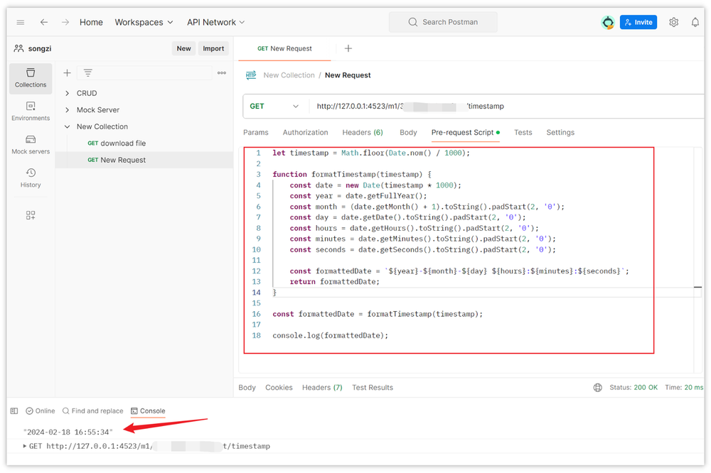 Postman 中如何转换时间戳？图文教程