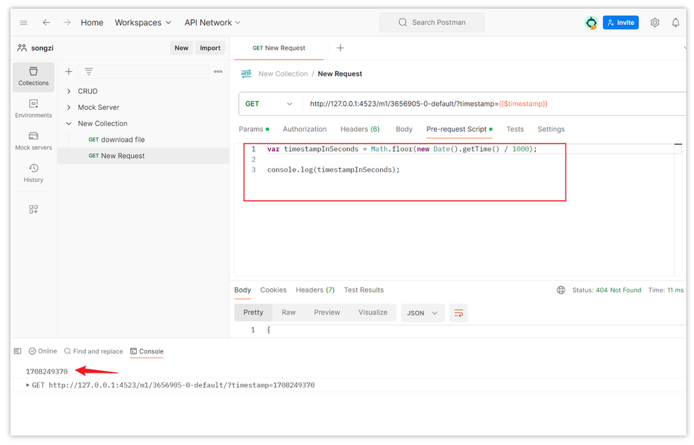 Postman 中如何传递当前时间戳？图文教程