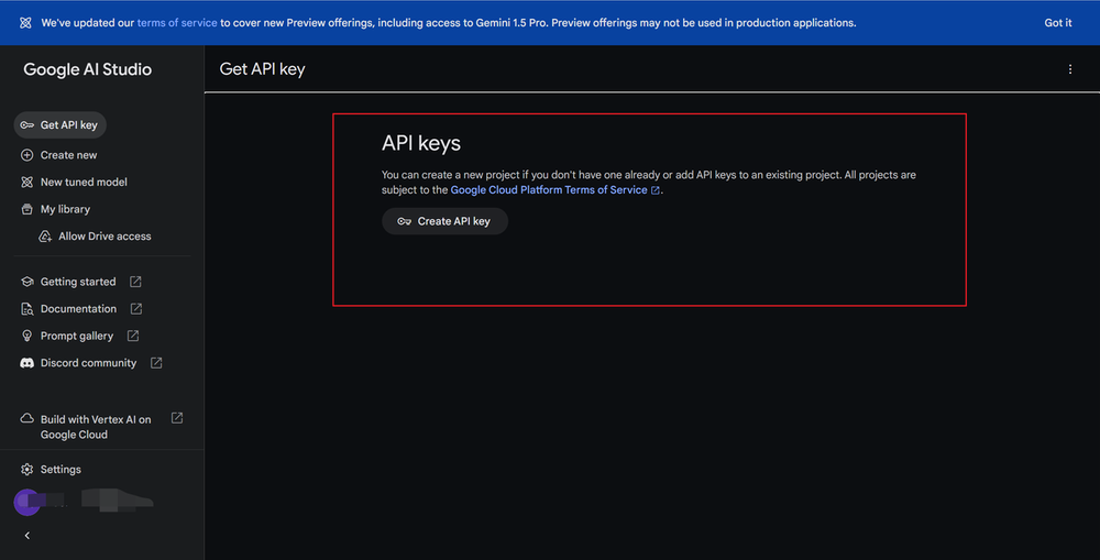 Google Gemini API 接口调用教程，图文讲解