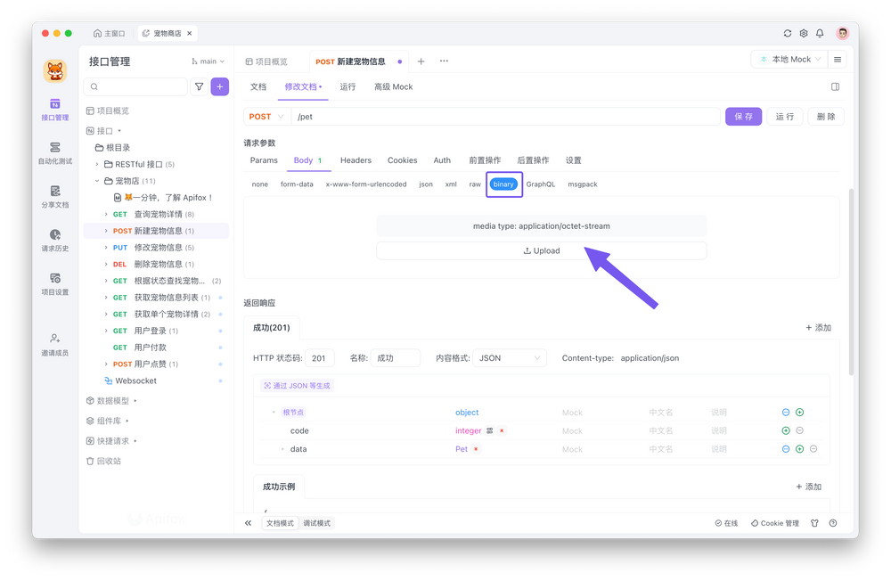 如何在 Postman 中上传文件和 JSON