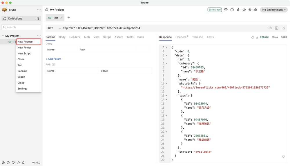 一款开源的调试工具 Bruno 介绍及使用教程