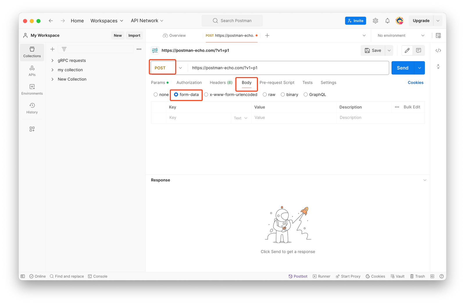 如何在 Postman 中上传文件和 JSON