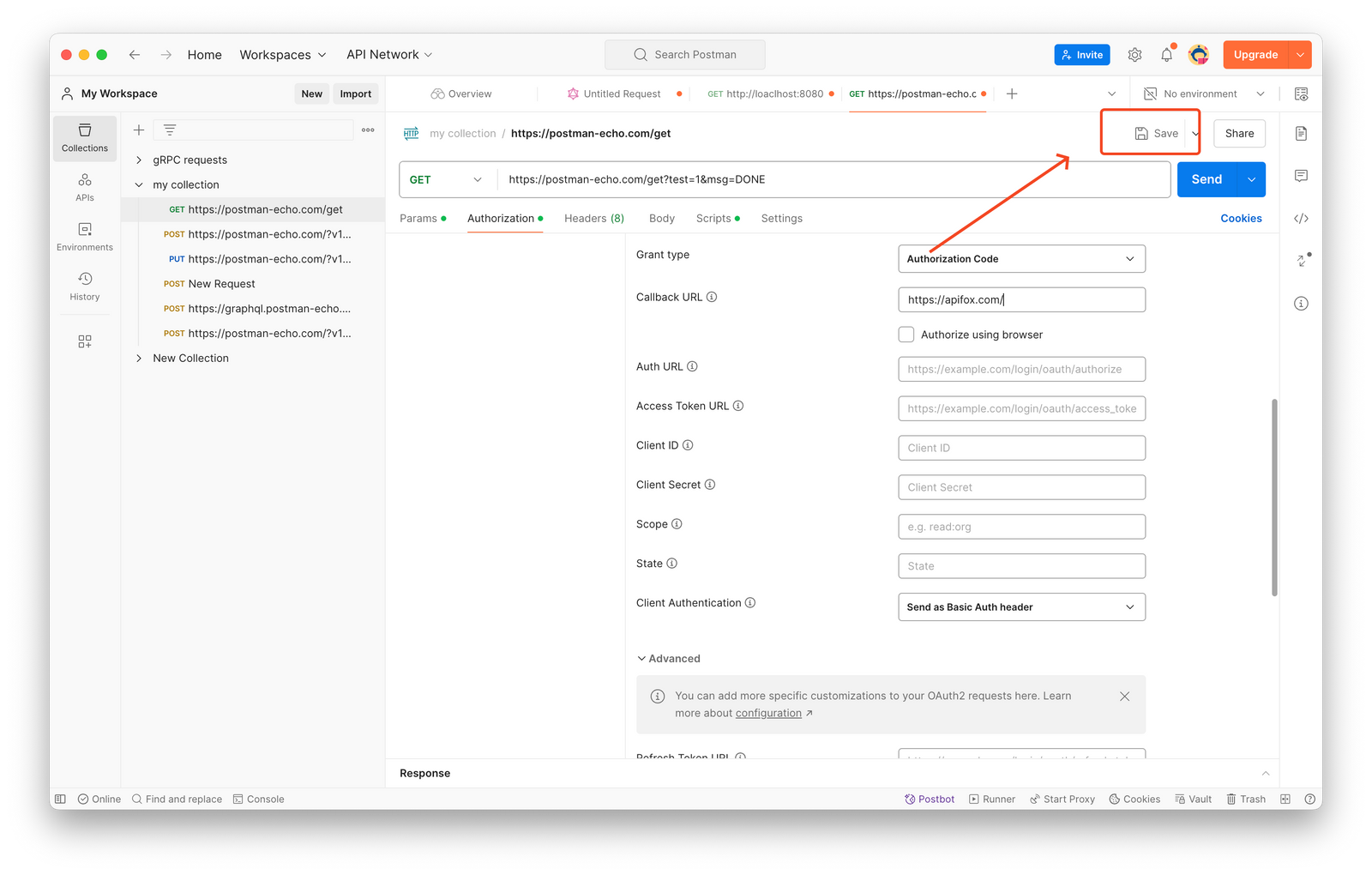 关于 Postman 回调 URL 的详细教程