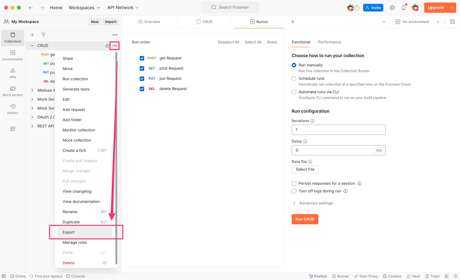 如何将 Postman 文档导出为 HTML 或 Markdown