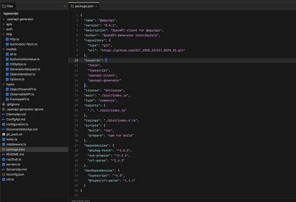 OpenAPI Codegen 的使用方法