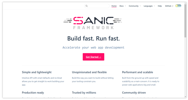 Sanic 是什么？怎么使用？一文带你快速上手 Sanic