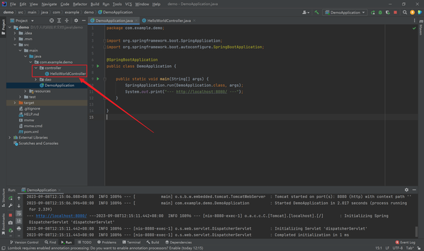 如何在线建一个 Java 的 Spring Boot 项目？spring Boot 快速入门 Helloworld 示例 