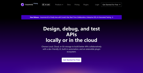 了解 Insomnia：一款开源的 API 调试工具
