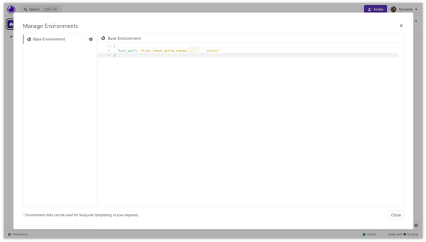 Insomnia 中的环境变量怎么设置？图文教程
