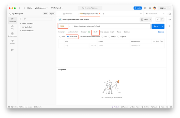 如何在 Postman 中上传文件和 JSON