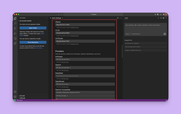 Void 代码编辑器使用教程（Cursor 的替代品）